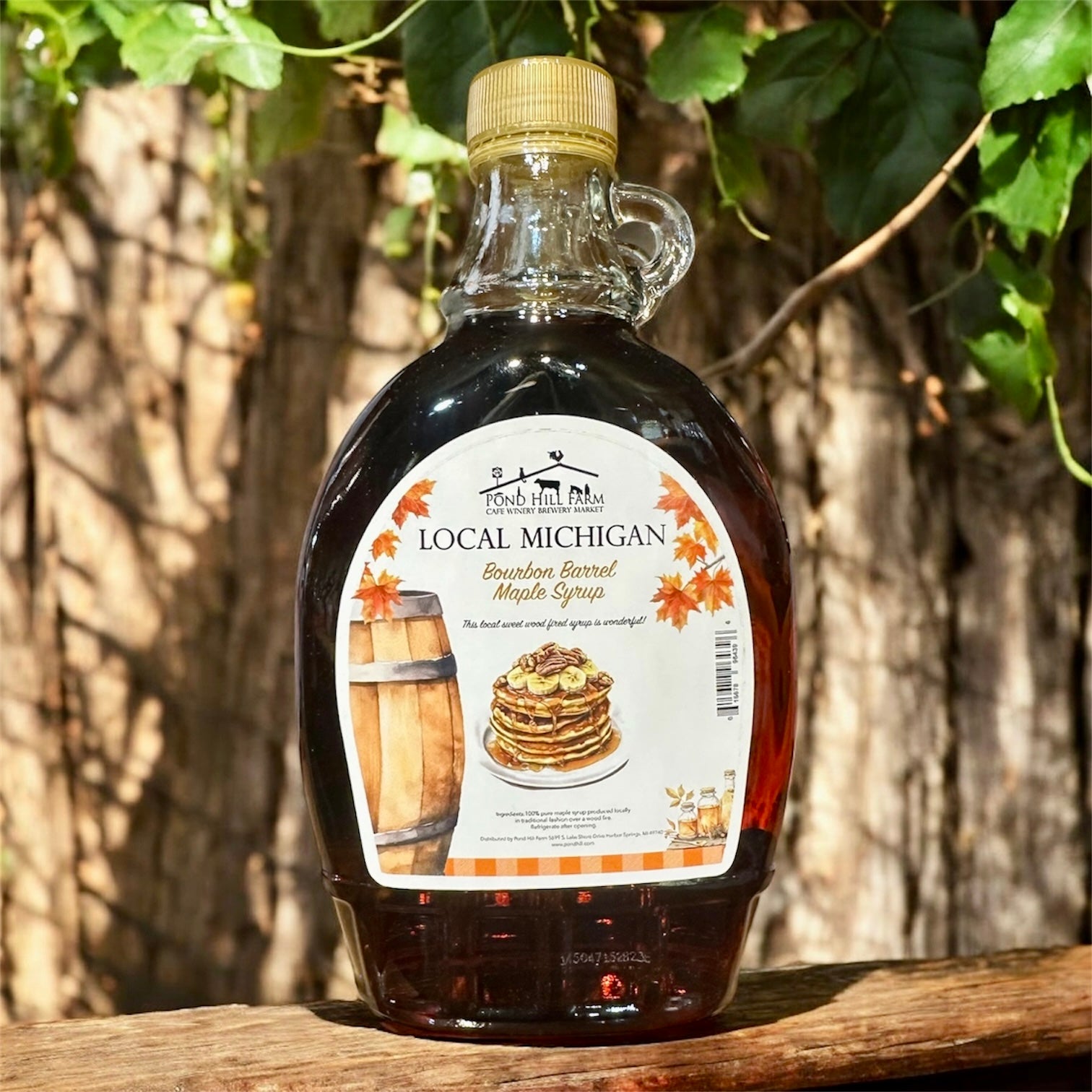 Bourbon Barrel Maple Syrup | Pond Hill Farm