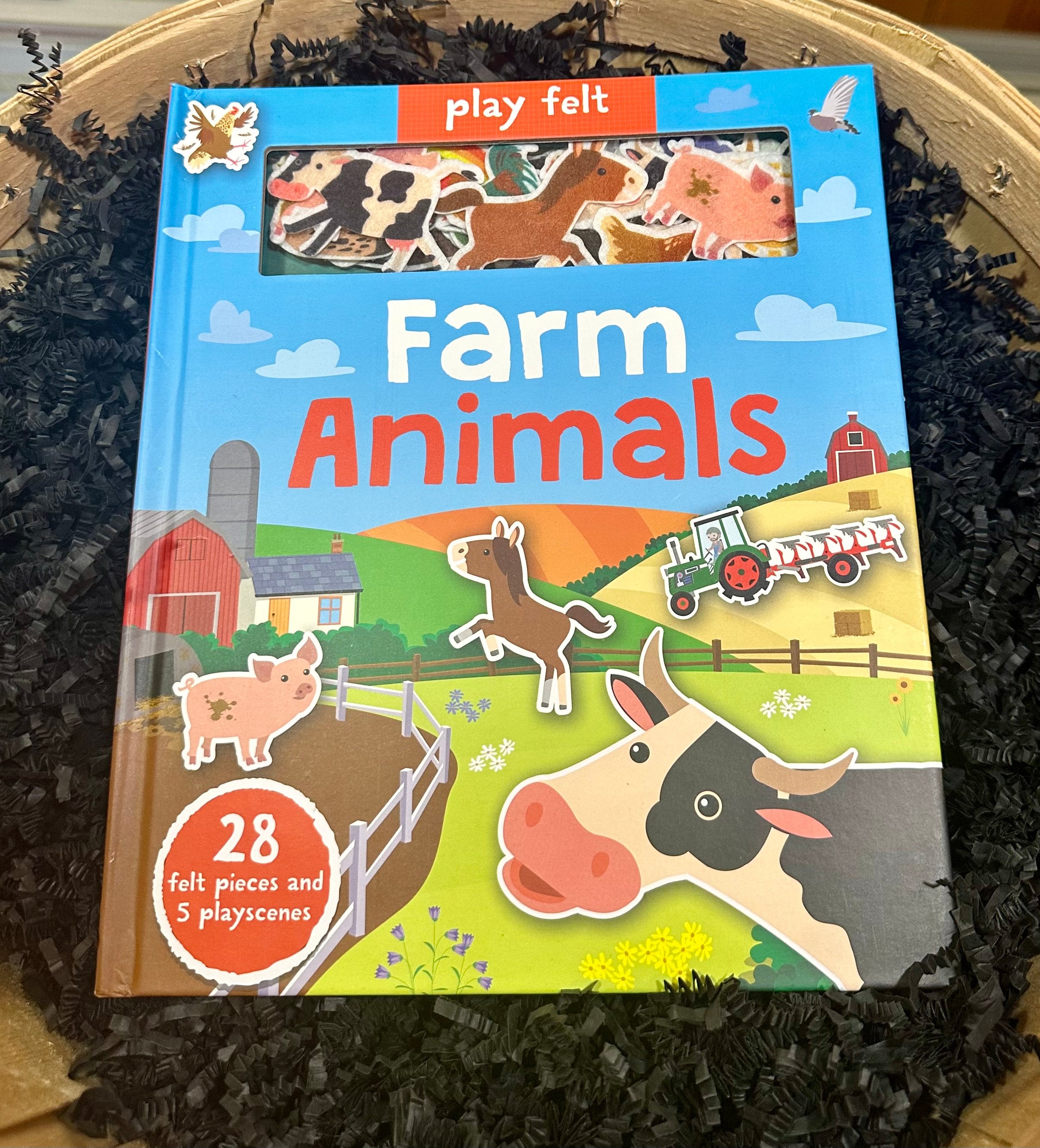 Farm Animals Felt Book Kids | Pond Hill Farm